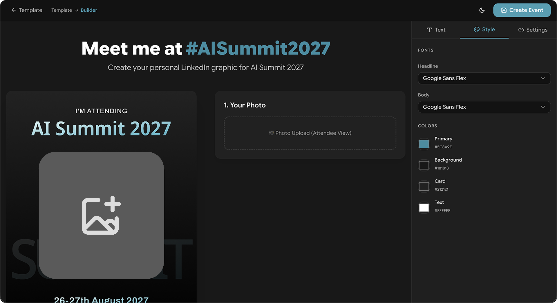 I'm Attending & Meet Me At Event Graphics for LinkedIn